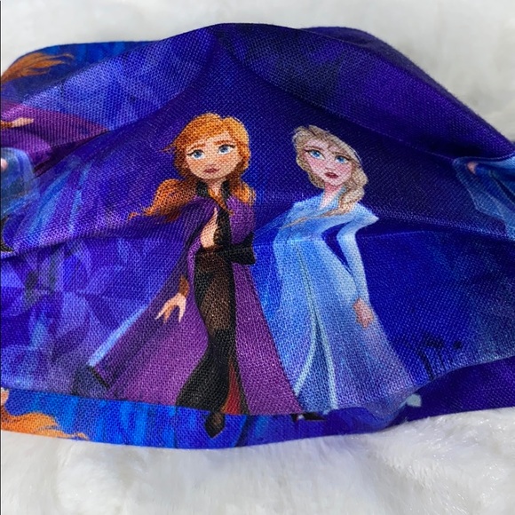 home made | Accessories | Frozen Elsa Pleated Childrens Face Masks Ages ...